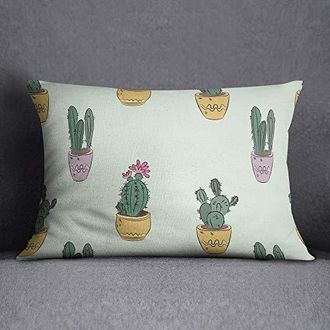 Questo Casa Dekorativer Kissenbezug, Kissenbezug, Heimdekoration, für Sofa, Café, Größe: 35 x 50 cm, entworfen und hergestellt in der Türkiye