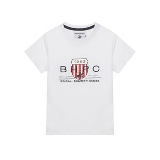 Beverly Hills Polo Club T-Shirt P-SS26B-TS414011 Wei&szlig; Regular Fit