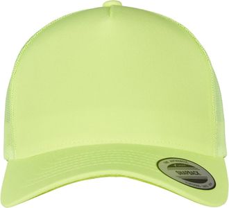 Flexfit Unisex-Adult Neon Retro Trucker Baseball Cap, Neonyellow, one Size, Einheitsgröße