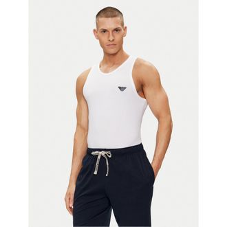 Emporio Armani Tank-Top 110828 4R512 00010 Wei&szlig; Slim Fit