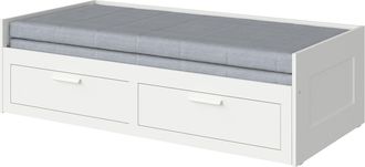 IKEA BRIMNES Tagesbett/2 Schubladen/2 Matratzen
