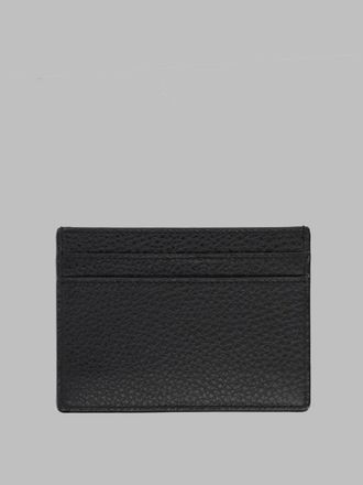 Saint Laurent Tiny Cassandre Card Case - Black