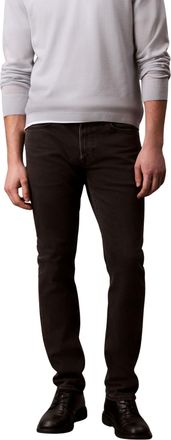 Calvin Klein Herren Jeans Hose Essential Black Slim Fit, Schwarz (Ck Essential Black), 34W/34L