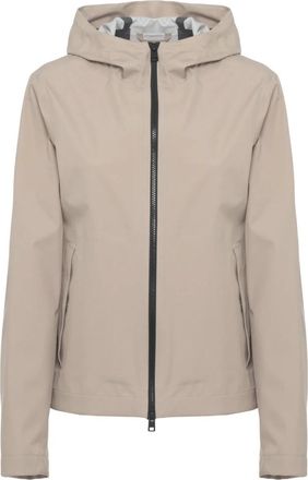 Woolrich Femme, Vestes, Beige, Taille: 40 FR Veste Stretch L&eacute;g&egrave;re