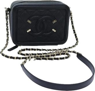 Chanel Sac bandouli&egrave;re vintage Pre-owned - Femme - Pre-owned - Noir - Taille: ONE Size