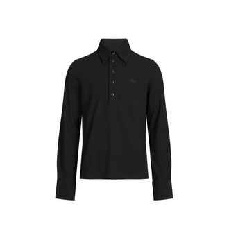 Vivienne Westwood Polo &agrave; manches longues en coton