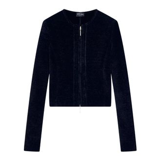 Giorgio Armani Blazer Jacke - - Knitwear - Damen - Schwarzk - S