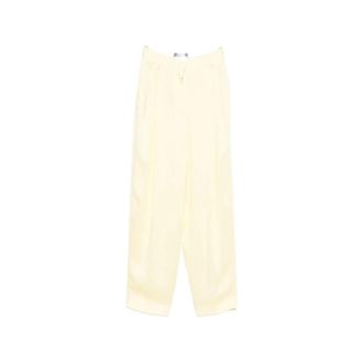Fabiana Filippi Viskose-Acetat-Hose - - Trousers - Damen - Gelb - XS