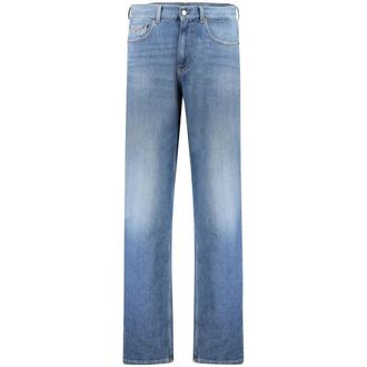 Tommy Hilfiger Blaue Baumwoll Herren Jeans - - Jeans - Herren - Blau - W32 L32