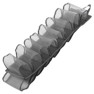 DOITOOL H&auml;ngender Kleiderschrank Organizer F&auml;cher Aufbewahrungstasche aus Vielseitiger H&auml;ngebeutel f&uuml;r Yoga Leggings BHS Schuhe und Haushalt mit Haken Robust 