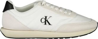 Calvin Klein Homme, Chaussures, Blanc, Taille: 46 EU Retro Runner Ess Mix Mat