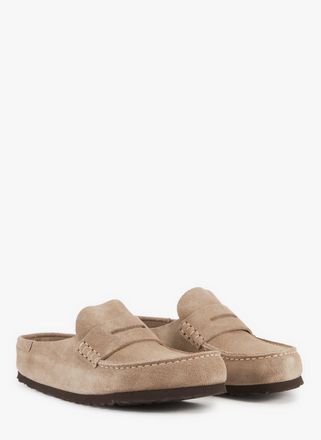 Birkenstock Mocassins Naples en cuir su&eacute;d&eacute;