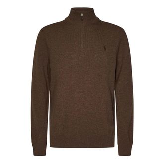 Polo Ralph Lauren Brauner Wollrollkragenpullover Aw24 - - Knitwear - Herren - Braun - L