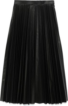 Junya Watanabe Midirock mit Falten - Schwarz