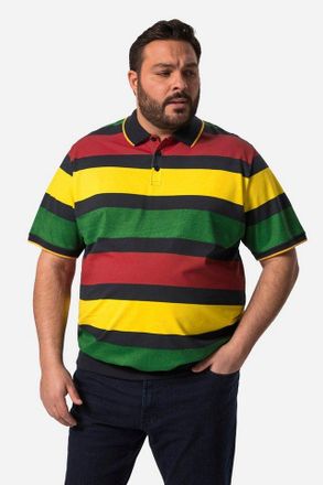 Boston Park Poloshirt Poloshirt Bauchfit Halbarm Streifen