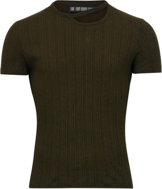 LGN Louis Gabriel Nouchi t-shirt côtelé - Vert