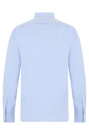 GANT Mens Shirt Slim Fit Cotton Light Blue
