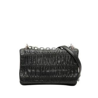 Prada Pre-owned Gathered Shoulder Bag - - Pre-owned - Damen - Schwarzk - ONE SIZE