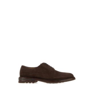 Brunello Cucinelli Chaussures &agrave; lacets en daim - Homme - Chaussures - Brun - Taille: 41 EU