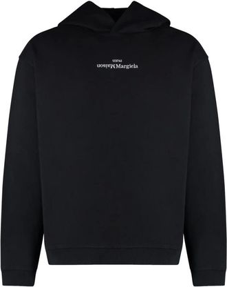 Maison Margiela Homme, Sweatshirts et sweats &agrave; capuche, Noir, Taille: S Sweat &agrave; Capuche Logo Invers&eacute;