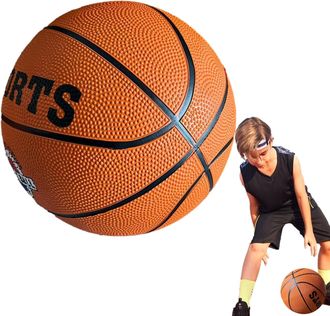 Generico Professioneller Basketball: 22 cm gro&szlig;er Outdoorball, Gummimaterial mit hoher Dichte, langlebige Grifftextur, verschlei&szlig;festes Design f&uuml;r drinnen und 