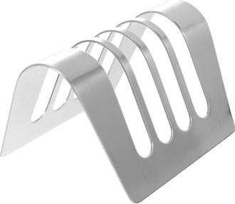 TOPBATHY Edelstahl Brotrack mit F&auml;chern Stabiler Mehrfachscheiben toasthalter f&uuml;r Fr&uuml;hst&uuml;ck Platzsparendes Serviergestell f&uuml;r Brot und Toastscheiben Einfach zu