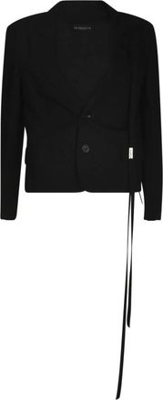 Ann Demeulemeester Femme, Vestes, Noir, Taille: 38 FR Ann Demeulemeester Manteaux Black
