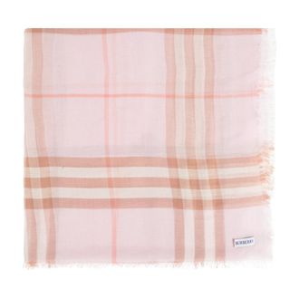 Burberry Wide Check Wollschal - - Accessories - unisex - Rosa - ONE SIZE
