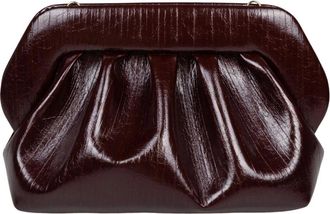 Themoir&egrave; Femme, Sacs, Brun, Taille: ONE Size Sac &agrave; main ray&eacute; en similicuir