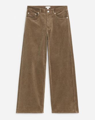 Arket CLOUD Loose Cordhose Mit Weitem Bein -Braun