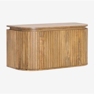 Sklum Sklum - Ensemble de meuble de salle de bain en bois de manguier Analis