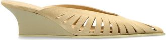 Iro Iro, Femme, Chaussures, Beige, Taille: 38 EU Mules compens&eacute;es Fauve