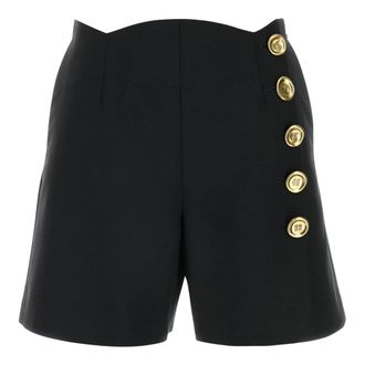 Givenchy Elegante Wollmohair-Shorts mit 4G-Logo - - Shorts - Damen - Schwarzk - XS