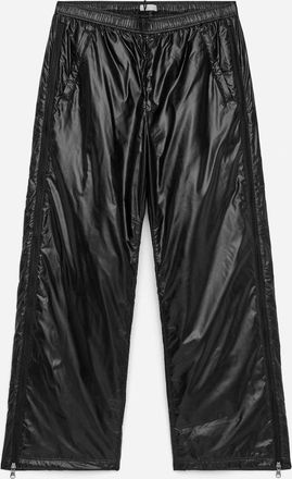 Arket Gef&uuml;tterte Hose -Schwarz