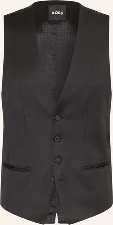 HUGO BOSS Anzugweste Huge Slim Fit schwarz