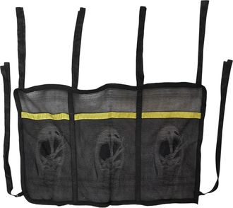 Generico Trampolin-Schuhtasche: Atmungsaktiver Netz-Organizer mit mehreren Taschen, Aufbewahrung von wasserdichten Stiefeln, Schuhständer mit 6 Riemen für Schu