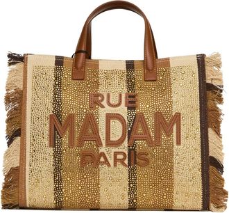 Rue Madam Femme, Sacs, Beige, Taille: ONE Size Casablanca Tote