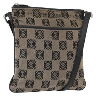 Loewe Pre-owned Canvas Schultertasche - - Pre-owned - Damen - Beige - ONE SIZE