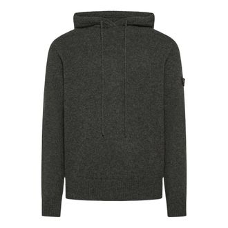 Peuterey Yak-Woll Strick-Kapuzenpullover - - Knitwear - Herren - Grau - S