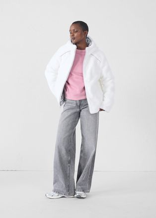 Jott Doudoune fausse fourrure Blanc Zora - Taille XS