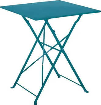 Ozalide Ozalide - Table de jardin pliante - 2 places - bleu canard - florence
