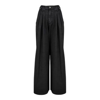 Silvian Heach Pantalon large - Femme - Pantalons - Noir - Taille: W24