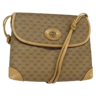 Gucci Pre-owned Cuir sacs-gucci - Femme - Pre-owned - Beige - Taille: ONE Size