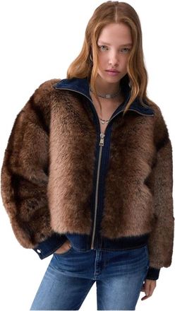 Liu Jo Femme, Vestes, Brun, Taille: 40 FR Giubbino Denim Soft