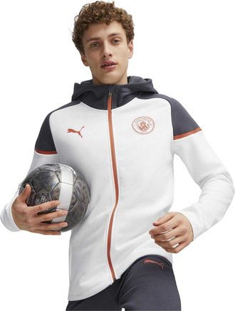 Puma Casuals Kapuzenpullover f&uuml;r Herren, leger (Puma Wei&szlig;)