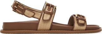 Michael Kors Femme, Chaussures, Brun, Taille: 39 1/2 EU Nia Woven Sandal
