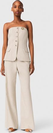 Maje Anzug-bustier-top - Beige - Maje