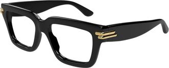 Bottega Veneta unisex, Accessoires, Noir, Taille: 53 MM Square Optical Frame