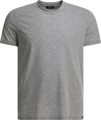 Tom Ford Cotton Modal Crewneck T-Shirt - - Tops - Herren - Grau - XL