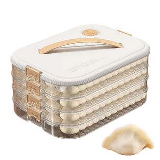 Generic Kn&ouml;del-Aufbewahrungsbeh&auml;lter - Hochwertige Kn&ouml;delbox, Tragbare Kn&ouml;delbeh&auml;lter | Luftdichte 4-lagige Lebensmittel-Aufbewahrungsbeh&auml;lter Mit Deckel, K&uuml;h